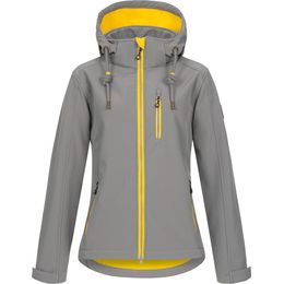 Ankerglut Ankerglutfreude Softshelljacke Damen dunkelgrau 38 - Damenjacken