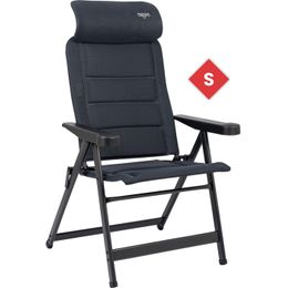 Crespo Air Deluxe Compact AP/235 Campingstuhl mit verstellbarer R&uuml;ckenlehne und Kopfst&uuml;tze S grau - Klappst&uuml;hle