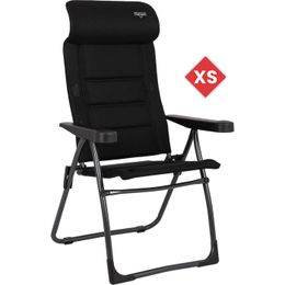 Crespo Air Deluxe Compact AP/215 Campingstuhl mit verstellbarer R&uuml;ckenlehne und Kopfst&uuml;tze XS schwarz - Klappst&uuml;hle