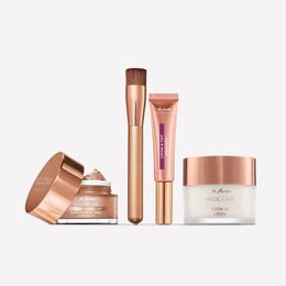 M. Asam MAGIC FINISH Glow Make-up Set mit Strahlkraft-Finish & Wimpern-Booster 4-teilig
