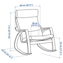 IKEA PO&Auml;NG Schaukelstuhl