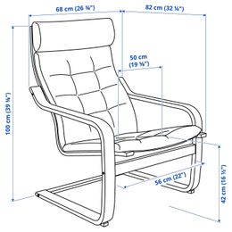 IKEA PO&Auml;NG Sessel
