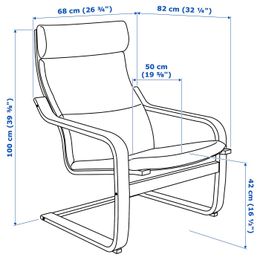 IKEA PO&Auml;NG Sessel