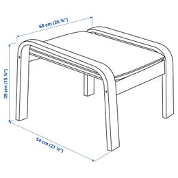 IKEA PO&Auml;NG Hocker
