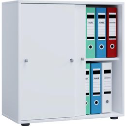 Vcm Aktenschrank mit Schiebet&uuml;ren Lona 2 F&auml;cher