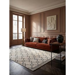 Teppich Kurzflor Monochrom 160 x 230 cm - PERRAN KADIMA DESIGN