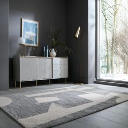 Teppich abstrakt Grau-Beige 200 x 300 cm - ARLEN KADIMA DESIGN