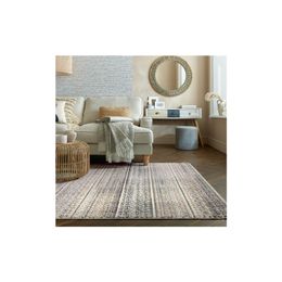 Teppich gestreift Naturfarben 160 x 230 cm - PERRAN KADIMA DESIGN