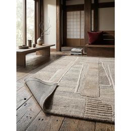 Wollteppich skandinavisch Natur 160 x 230 cm - EDALE KADIMA DESIGN