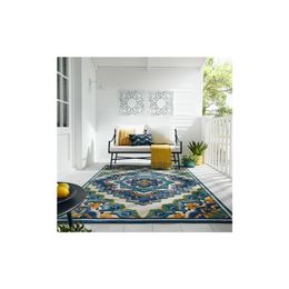Outdoor-Teppich waschbar Blau 200 x 290 cm - MARDEN KADIMA DESIGN