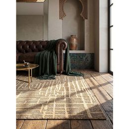 Teppich geometrisch Senfgelb 160 x 230 cm - ARLEN KADIMA DESIGN