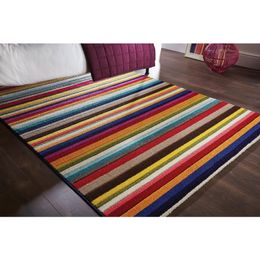 Teppich gestreift Bunt 200 x 290 cm - MEON KADIMA DESIGN
