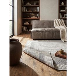 Teppich waschbar Grau 200 x 310 cm - NORA KADIMA DESIGN