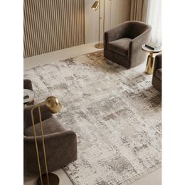 KADIMA DESIGN Teppich SIENA-Arbia, abstrakt, Beige, 160 x 240 cm