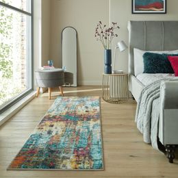 L&auml;ufer pflegeleicht Bunt 66 x 230 cm - FAL KADIMA DESIGN