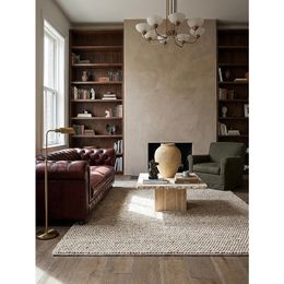 Teppich Wollmischung Beige 160 x 230 cm - MEDWAY KADIMA DESIGN