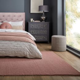 Teppich uni Rosa 200 x 290 cm - TUMMEL KADIMA DESIGN