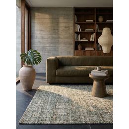 Wollteppich Flachgewebe Gr&uuml;n 120 x 170 cm - OTLEY KADIMA DESIGN