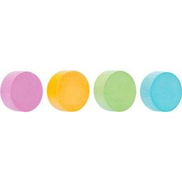 MAGNETOPLAN Design Magnet Wood Circle, rund, Haftkraft 4 kg, &Oslash; 30 x H 13 mm, farbsortiert, FSC&reg;-Holz, 4 St&uuml;ck