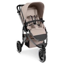 Abc Design Jogger Salsa 5 Run, Beige, Textil, 65x122x95 cm, EN 1888, UV 50+, Feststellbremse, Fu&szlig;st&uuml;tze abklappbar, Federung, kugelgelagerte R&auml;der, Verdeckung abnehmbar, 5-Punkte-Gurt, Handbremse, f&uuml;r Babyschale geeignet, Griff in Lederoptik, Transportsicherung, Sitz umsetzbar, Reflektorstreifen, abnehmbarer Schutzb&uuml;gel, Baby on Tour, Kinderwagen, Sport-Kinderwagen