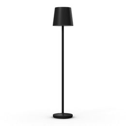 Ambia Garden Solarleuchte Strelizie, Schwarz, Metall, Kunststoff, rund, warmwei&szlig;, 149 cm, RoHS, Bsci, CE, mit Schalter, Ladeanzeige, aufladbar &uuml;ber Usb, Lampen & Leuchten, Au&szlig;enbeleuchtung, Solarleuchten
