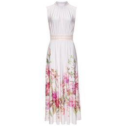 Lascana Kleid Damen Gr&ouml;&szlig;e 38 beige / gr&uuml;n / ros&eacute; / wei&szlig; Sommerkleid