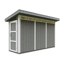 HOLZ-GARTENHAUS basis LP SmartSide 4,3m&sup2; mit B161xL411xH239 cm - M902 - CAVERN STEEL