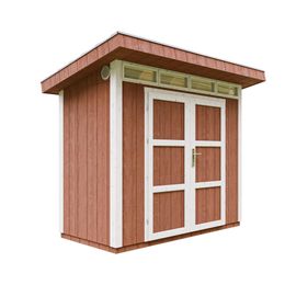 HOLZ-GARTENHAUS basis LP SmartSide 3m&sup2; mit B161xL293xH239 cm - M901A - REDWOOD RED