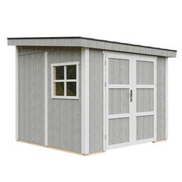 GARTENHAUS 5,9 m&sup2; - H231x248x294 cm - Ohne Boden und Seitenwand &ndash; M938B-TUNDRA GREY