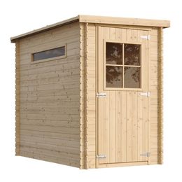 HOLZ-GARTENHAUS - Ger&auml;tehaus mit impr&auml;gniertem BodenB144xL239xH198 cm/ 2.63 m2 M306+M306G
