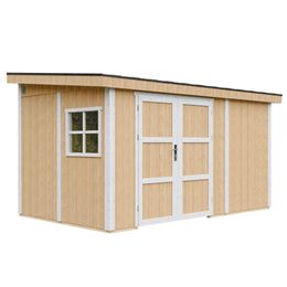 GARTENHAUS 8,68 m&sup2; - H231x248x412 cm - Ohne Boden und Seitenwand &ndash; M939B-HARVEST HONEY