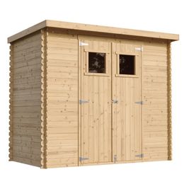 HOLZ-GARTENHAUS mit impr&auml;gniertem BodenB239xL142xH200 cm/ 2,63 m2 - M310+M310G
