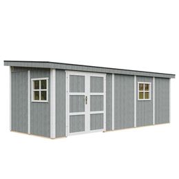 GARTENHAUS 14,3 m&sup2; - H231x248x648 cm - Ohne Boden und Seitenwand &ndash; M941B-CAVERN STEEL