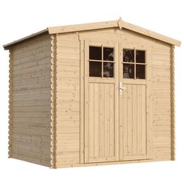 GARTENHAUS HOLZ - Ger&auml;tehaus Hochwertige abschlie&szlig;bare T&uuml;r mit impr&auml;gniertem Boden- 3.53 m2 - M369F+M369G