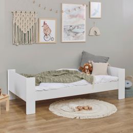 Kinder-/Juniorbett Wei&szlig; ca. 90x200 cm
