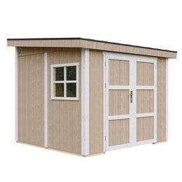 GARTENHAUS 5,9 m&sup2; - H231x248x294 cm - Ohne Boden und Seitenwand &ndash; M938B-TERRA BROWN