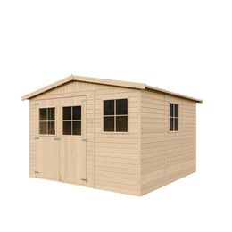 HOLZ-GARTENHAUS - H226x316x324 cm/9 m&sup2; - M335