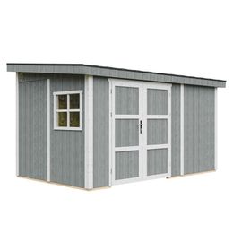 GARTENHAUS 8,68 m&sup2; - H231x248x412 cm - Ohne Boden und Seitenwand &ndash; M939B-CAVERN STEEL