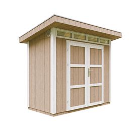 HOLZ-GARTENHAUS basis LP SmartSide 3m&sup2; mit B161xL293xH239 cm - M901A - TERRA BROWN