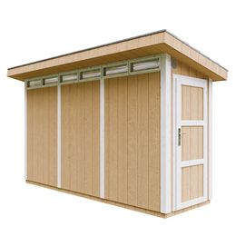 HOLZ-GARTENHAUS basis LP SmartSide 4,3m&sup2; mit B161xL411xH239 cm - M902 - HARVEST HONEY