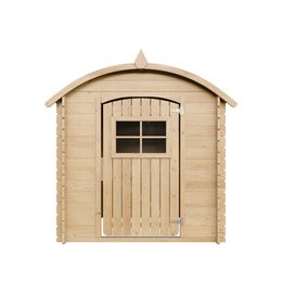 KINDERSPIELHAUS aus Holz - B112xL146xH145 cm/1,1m2 - M505-1