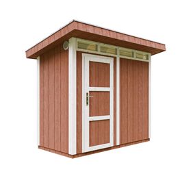 HOLZ-GARTENHAUS basis LP SmartSide 3m&sup2; mit B161xL293xH239 cm - M901 - REDWOOD RED