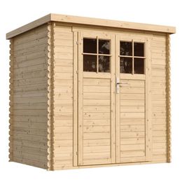 HOLZ-GARTENHAUS mit impr&auml;gniertem Boden- 2,22 m2 - M311F+M311G