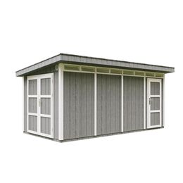 HOLZ-GARTENHAUS Basis LP SmartSide 8.52 + 2.95 m&sup2; mit B530xL279xH237 cm - M905C - CAVERN STEEL