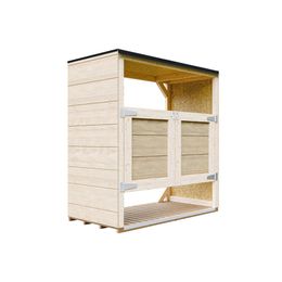 M&Uuml;LLTONNENBOX 2er 240L, M980A, aus wetterfestem LP Smartside Holz