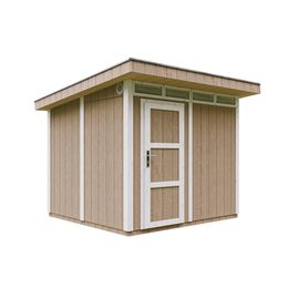 HOLZ-GARTENHAUS basis LP SmartSide 5,9m&sup2; mit B279xL293xH239 cm - M903 - TERRA BROWN