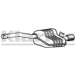 VEGAZ Endschalld&auml;mpfer fs631 f&uuml;r Ford