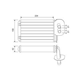 Valeo W&auml;rmetauscher, Innenraumheizung 811518 f&uuml;r VW