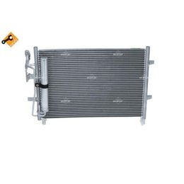 NRF Kondensator, Klimaanlage EASY FIT 350207 f&uuml;r MAZDA