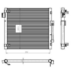 NRF Kondensator, Klimaanlage 350447 f&uuml;r Tesla